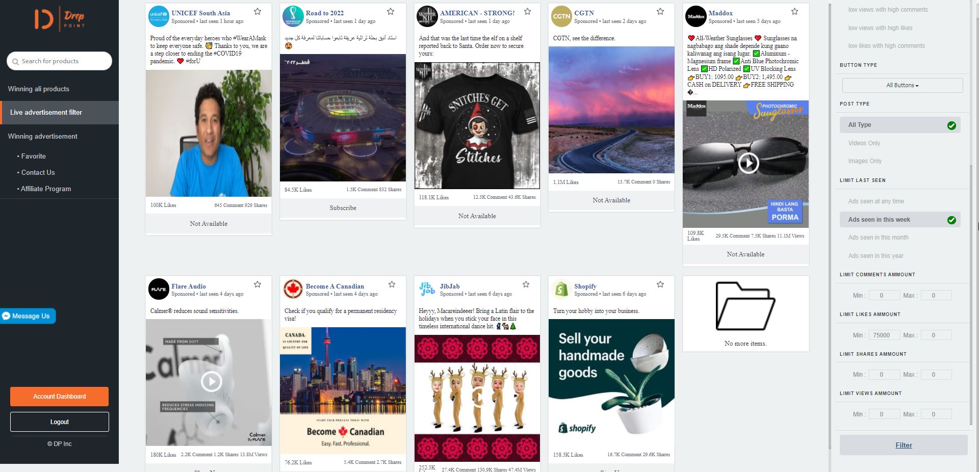 Poweradspy vs Drop Point : Which is the winning Adspy tool ? - Dropispy